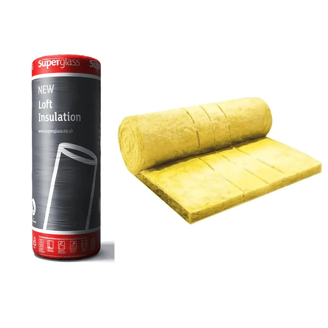 SUPERGLASS Multi Roll Insulation 44. 100mm 10.10 x 1200mm (12.12m2 ...